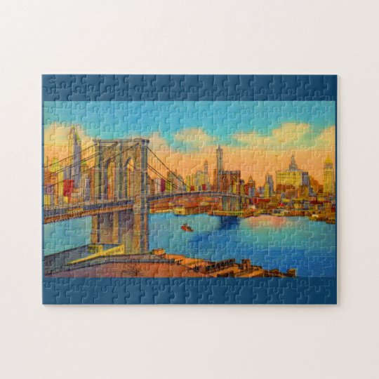 the Brooklyn Bridge Jigsaw Puzzle | Zazzle.com