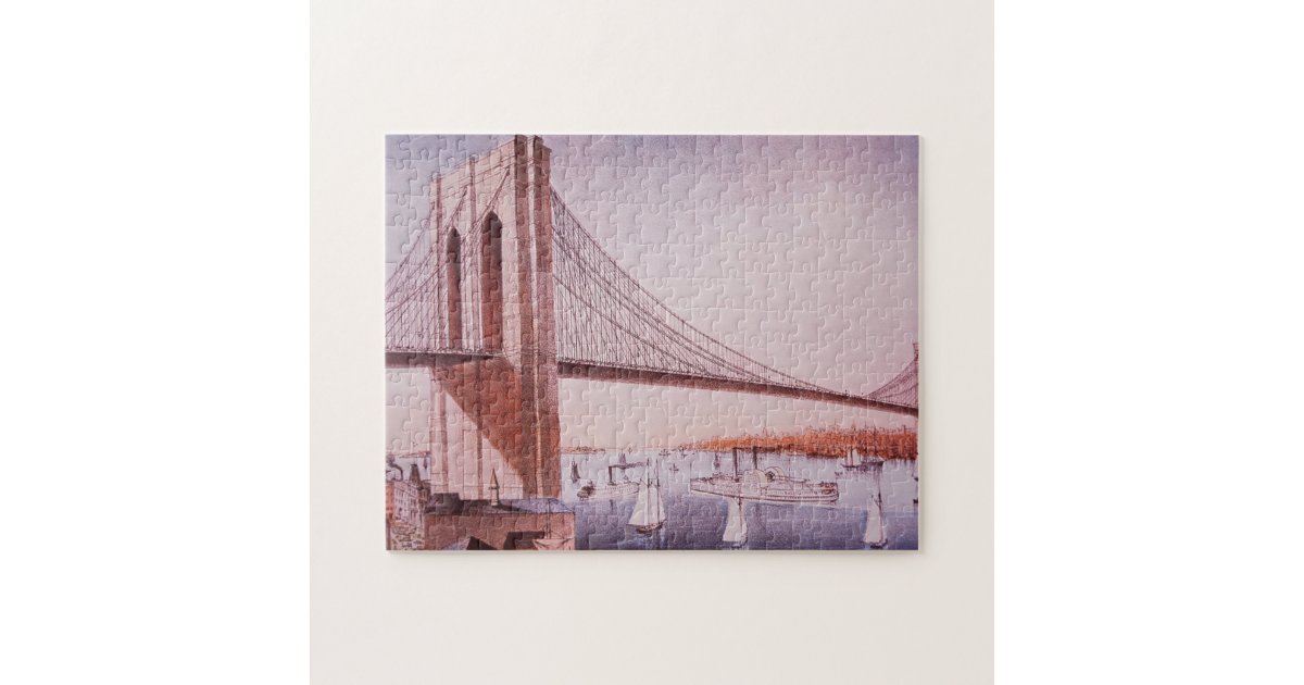 The Brooklyn Bridge Jigsaw Puzzle | Zazzle