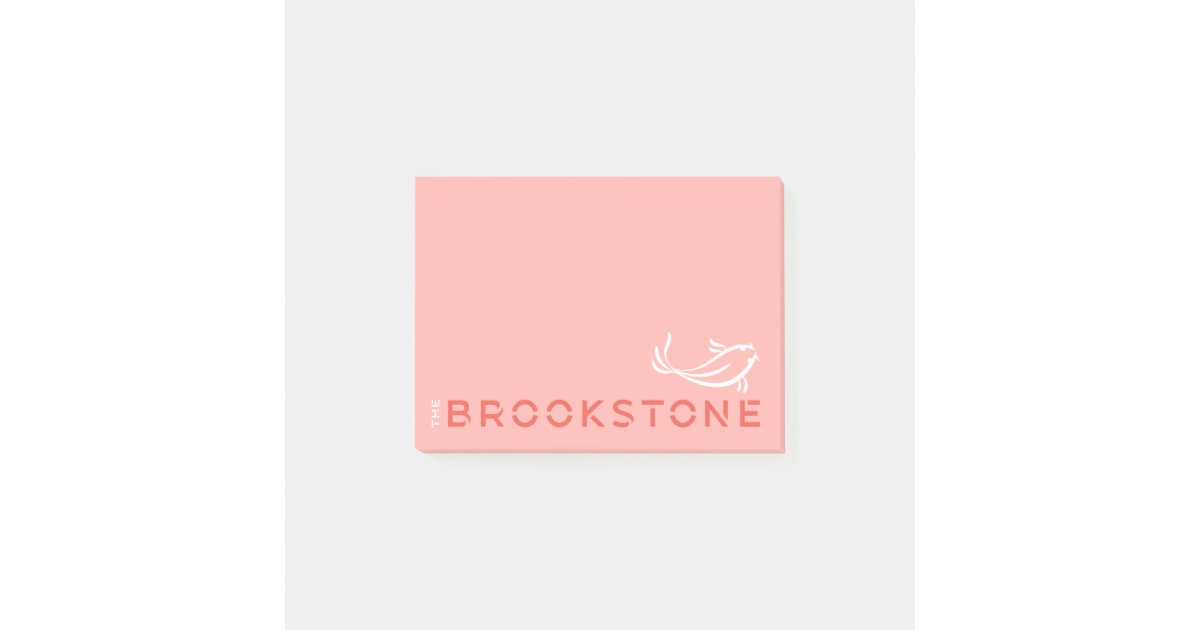 The Brookstone logo Notepad | Zazzle