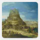 The Building of the Tower of Babel Square Sticker | Zazzle
