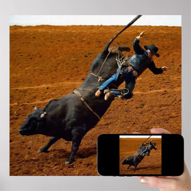The Bull Rider Poster | Zazzle