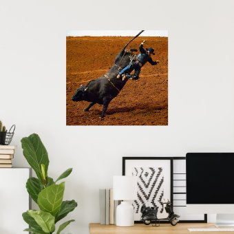The Bull Rider Poster | Zazzle