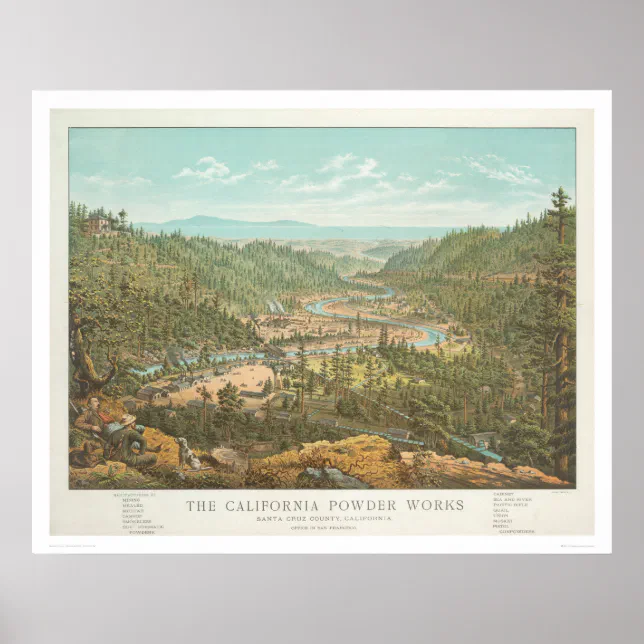 The California Powder Works (1306) Poster | Zazzle