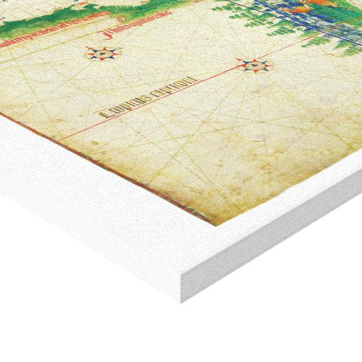 The Cantino Planisphere World Map (1502) Canvas Print | Zazzle