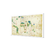 The Cantino Planisphere World Map (1502) Canvas Print | Zazzle