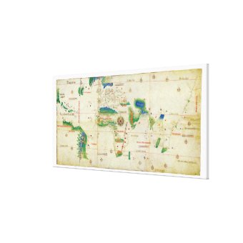 The Cantino Planisphere World Map (1502) Canvas Print | Zazzle