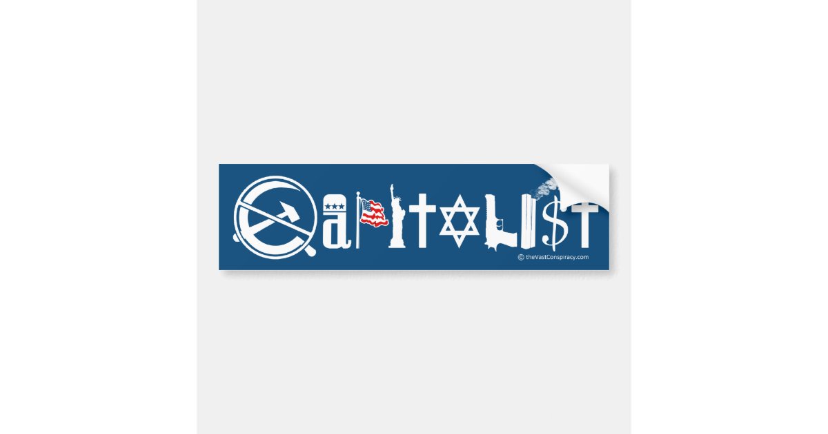 The Capitalist Sticker | Zazzle