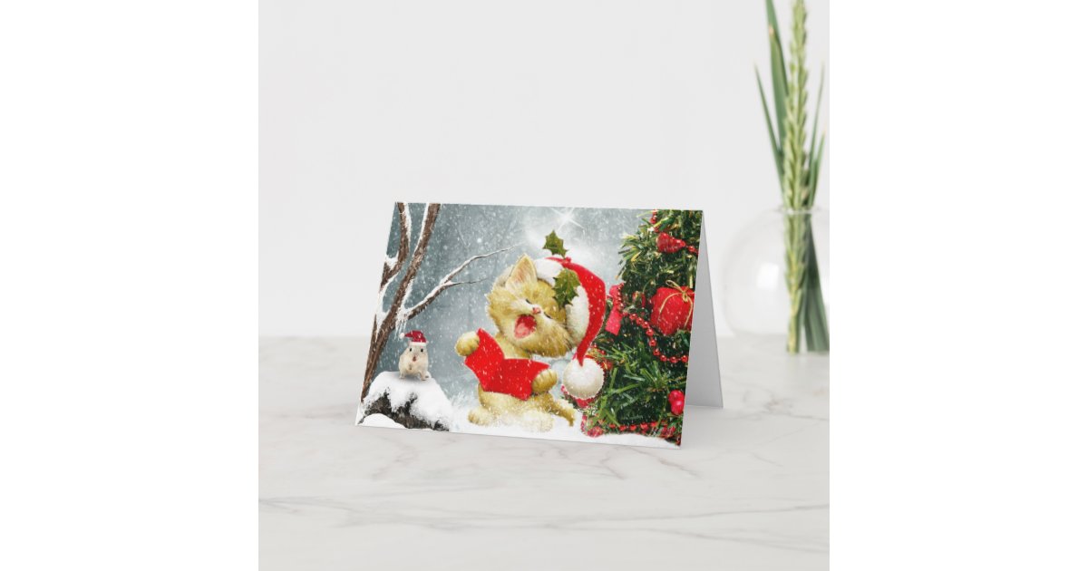 The Carol Singers Christmas Card | Zazzle