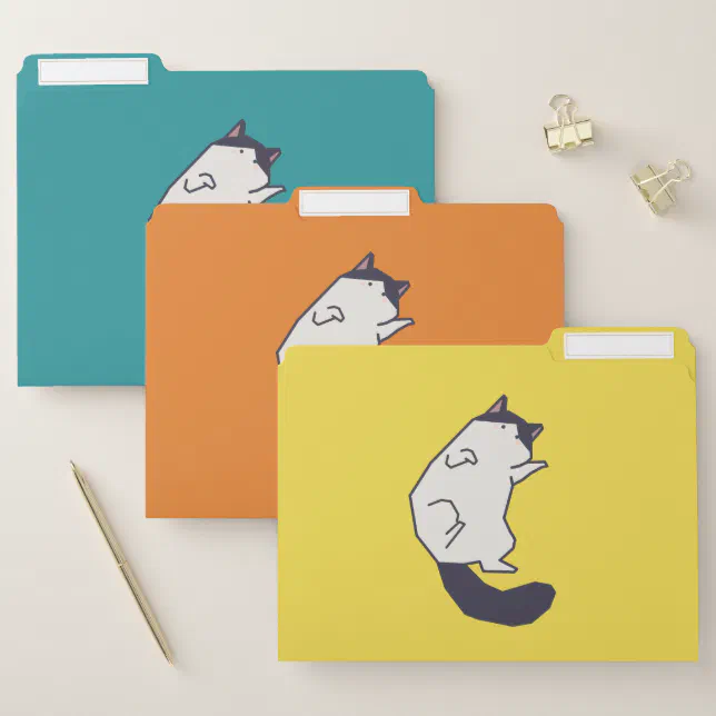 The Cat File Folder | Zazzle