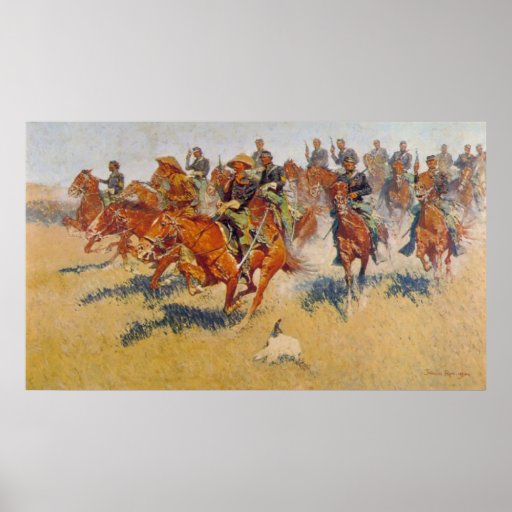 The Cavalry Charge Poster | Zazzle