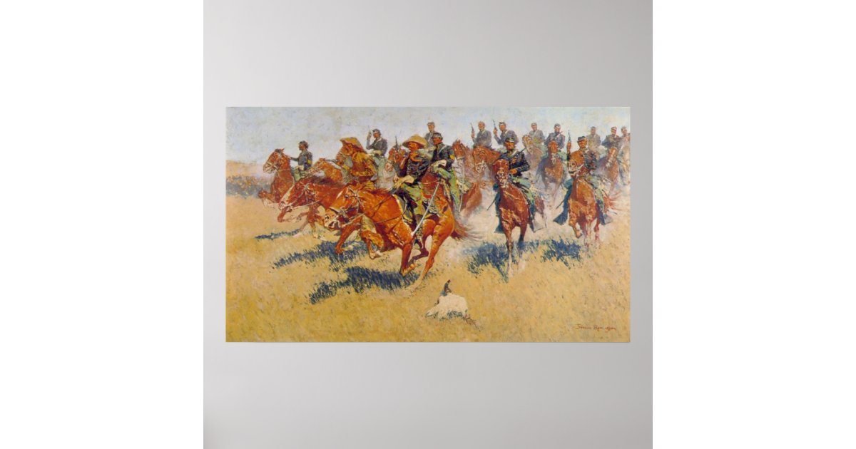 The Cavalry Charge Poster | Zazzle
