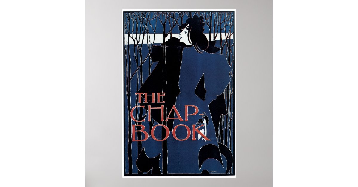 The Chap-Book ~ Blue Lady Poster | Zazzle