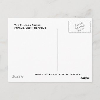 The Charles Bridge Prague Czech Republic Postcard | Zazzle