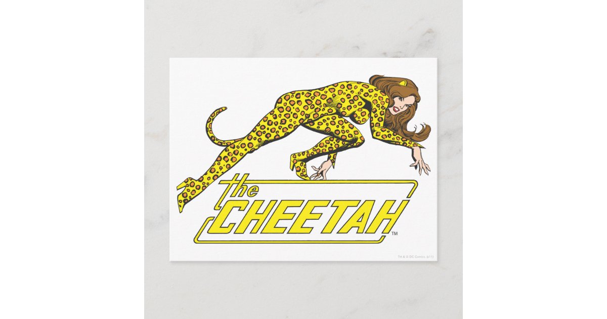 The Cheetah Postcard | Zazzle