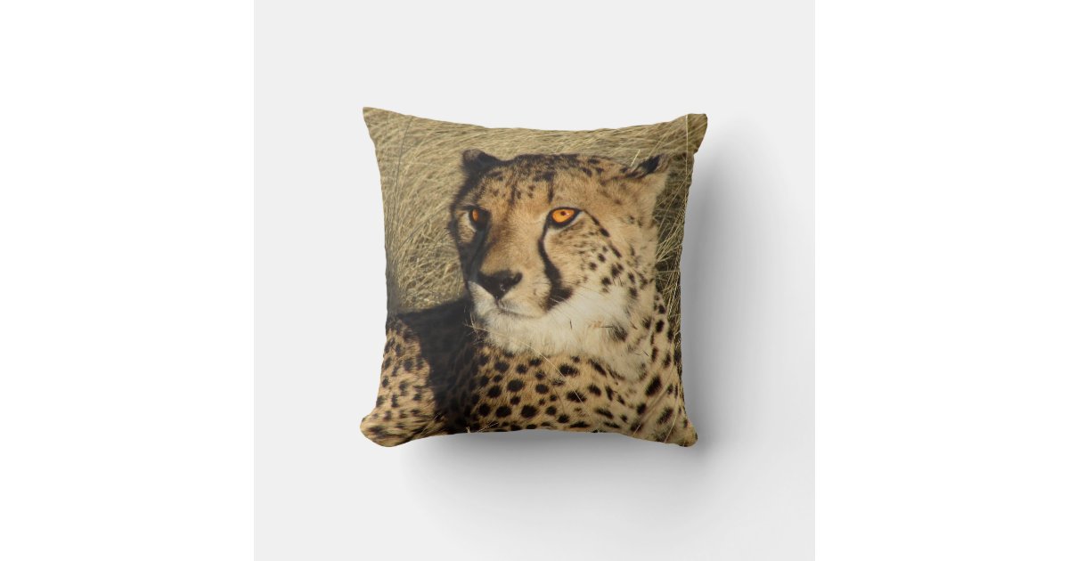 The Cheetah Throw Pillow | Zazzle