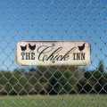 The Chick Inn Chicken Coop Decor Rustic Farm Metal Sign | Zazzle