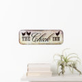 The Chick Inn Chicken Coop Decor Rustic Farm Metal Sign | Zazzle