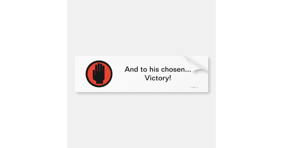 The Chosen Official Logo Bumper Sticker | Zazzle