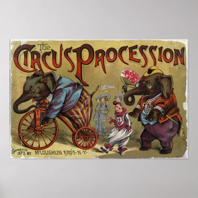 The Circus Procession Poster | Zazzle