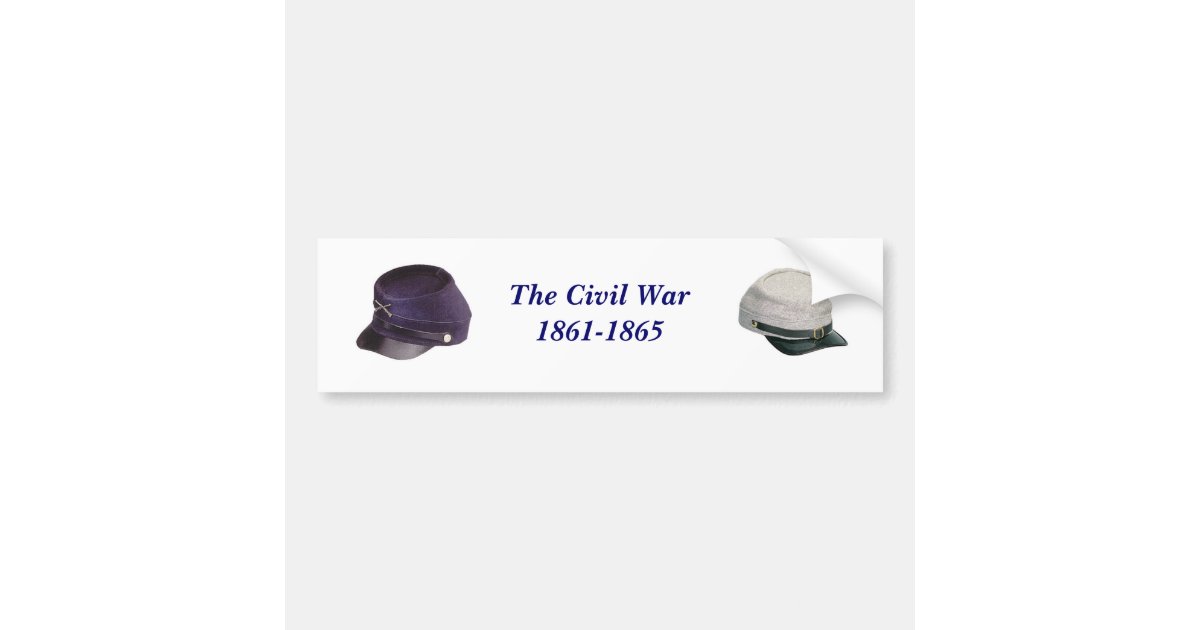 The Civil War Bumper Sticker | Zazzle