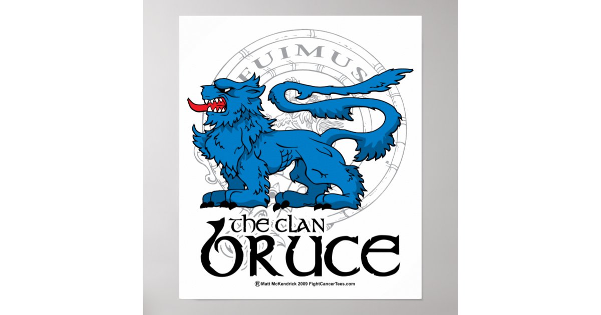 The Clan Bruce Poster | Zazzle