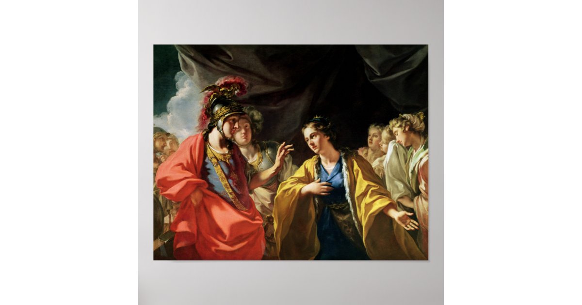 The Clemency of Alexander the Great Poster | Zazzle