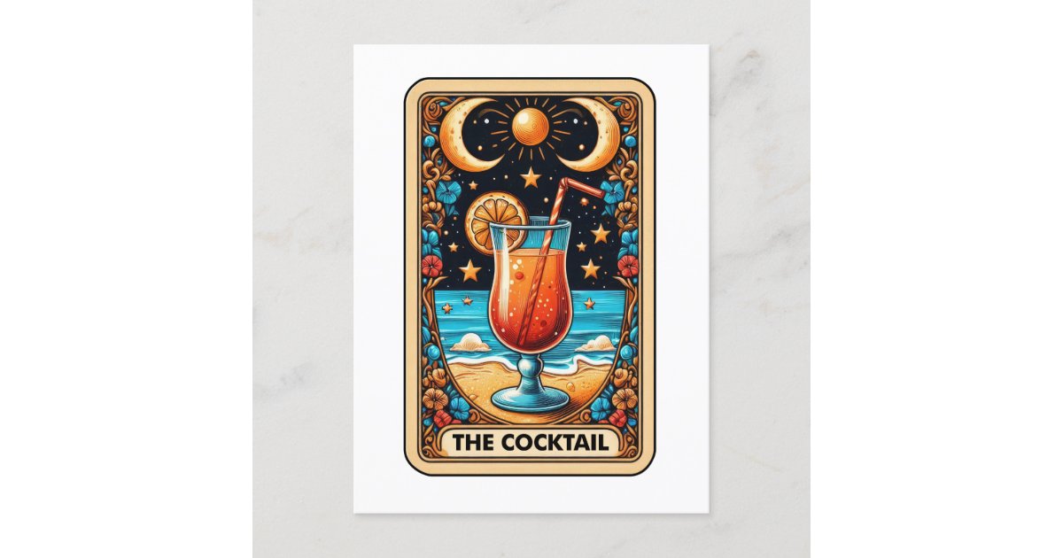 The Cocktail Tarot Card | Zazzle