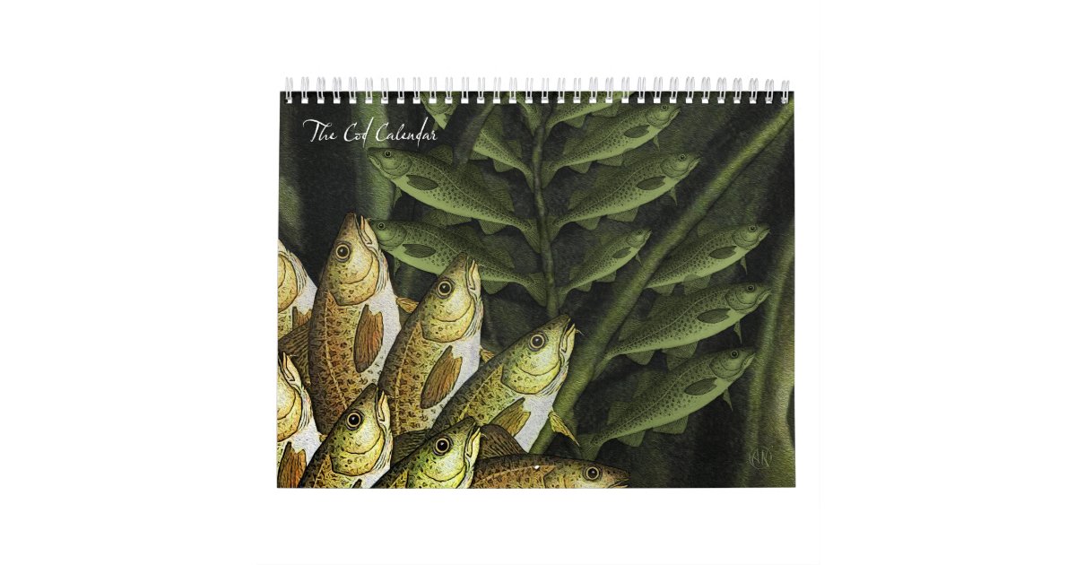 The Cod Calendar | Zazzle