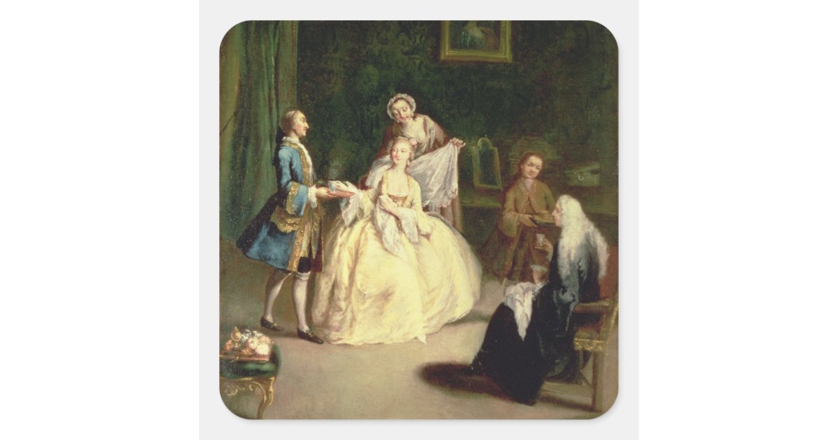 The Coffee House Square Sticker | Zazzle