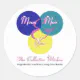 The Collective Wisdom Logo Classic Round Sticker | Zazzle
