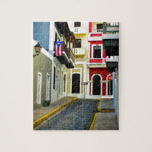 the color of old San Juan Puerto Rico Jigsaw Puzzle | Zazzle