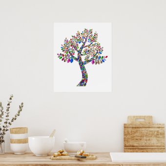 The Color Tree Poster | Zazzle