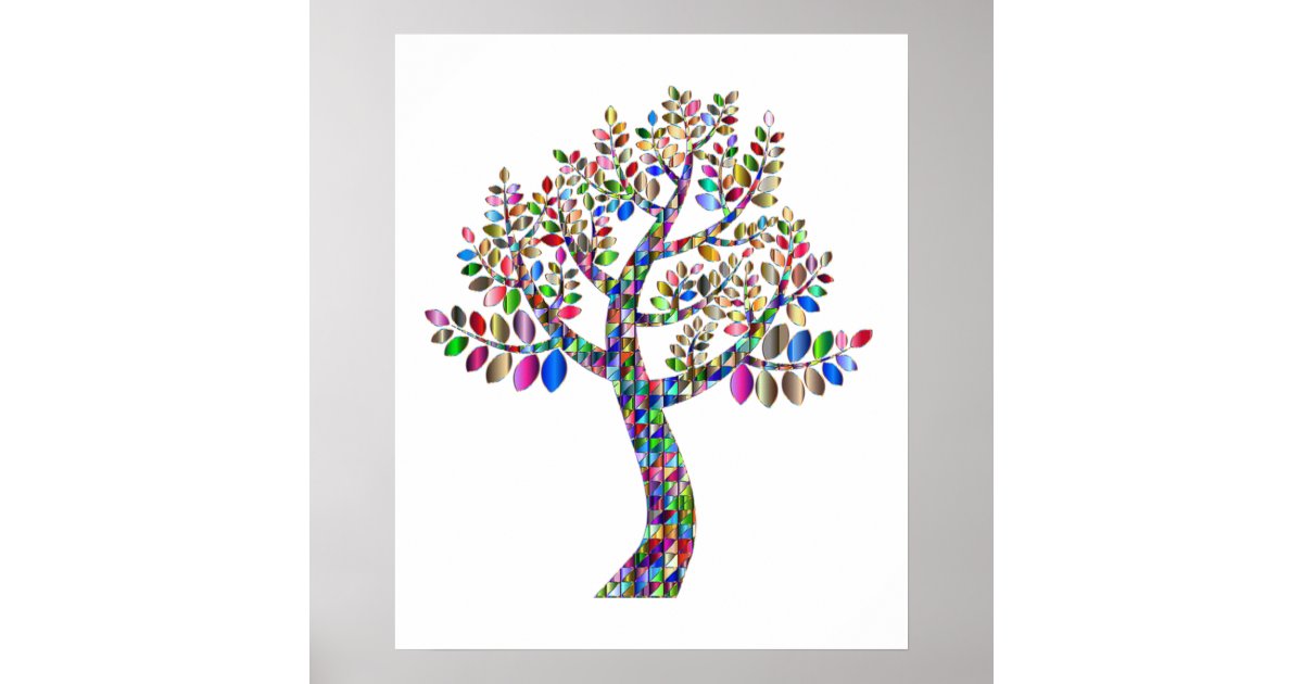 The Color Tree Poster | Zazzle