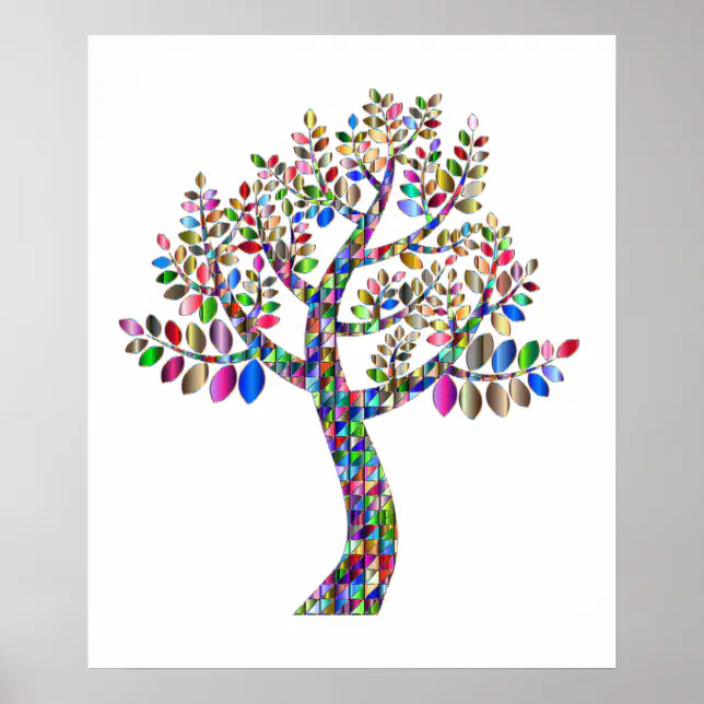 The Color Tree Poster | Zazzle