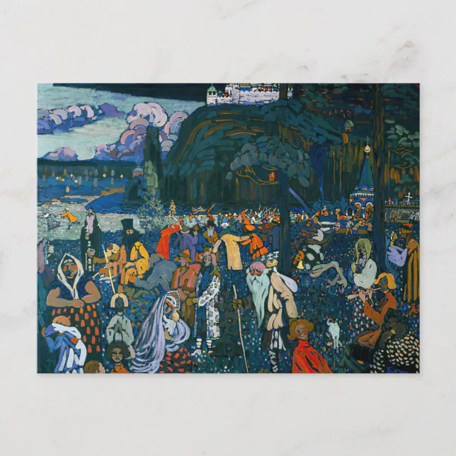The Colorful Life | Kandinsky Postcard | Zazzle