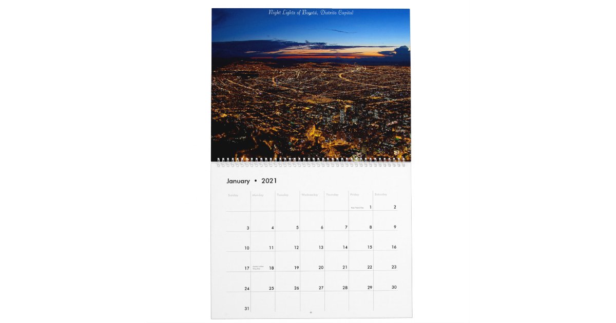 The Colors of Colombia Calendar 2015 | Zazzle.com