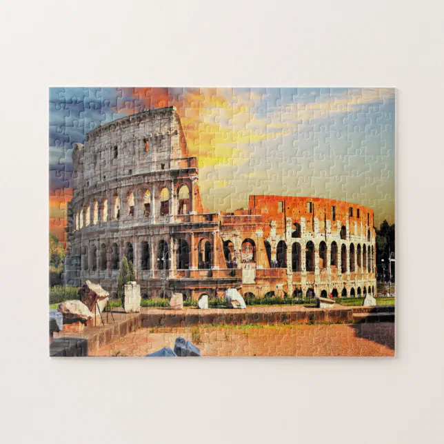 The Colosseum Rome Italy Jigsaw Puzzle | Zazzle