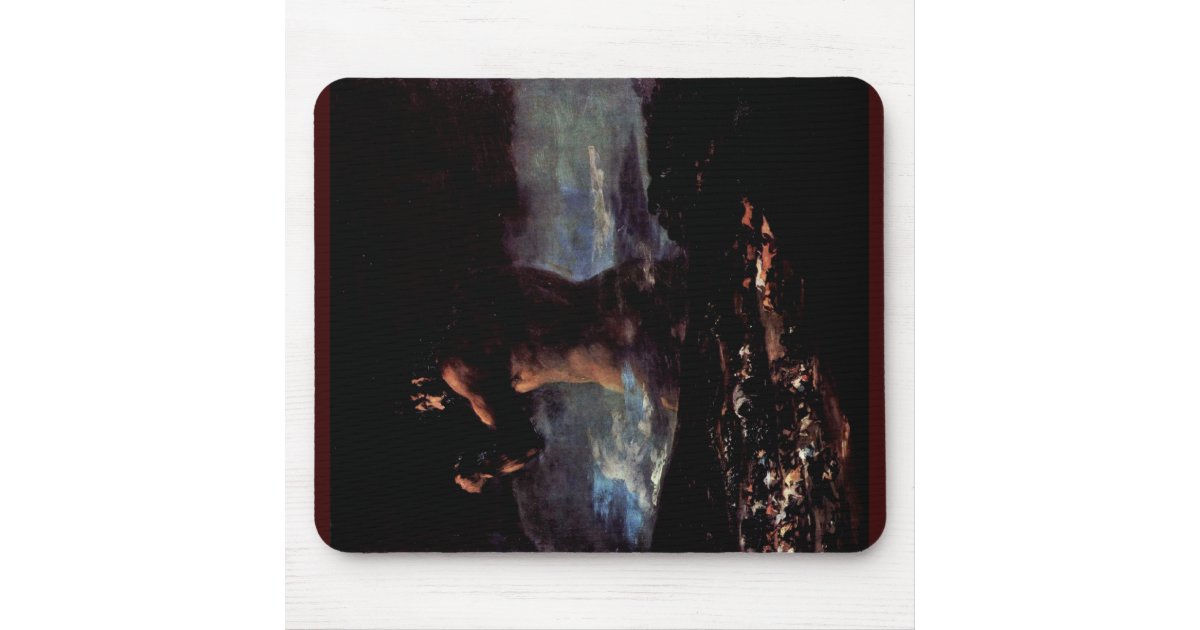 The Colossus (Or Panic ")" By Francisco De Goya Mouse Pad | Zazzle