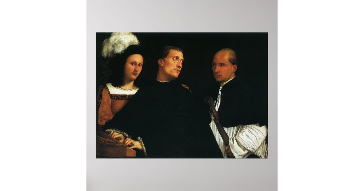 The Concert by Titian Vintage Renaissance Fine Art Poster | Zazzle