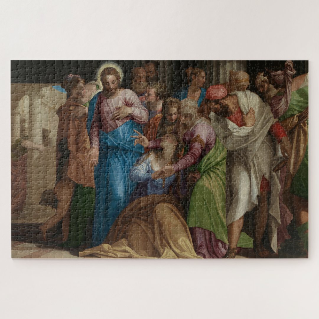 The Conversion of Mary Magdalene Jigsaw Puzzle | Zazzle