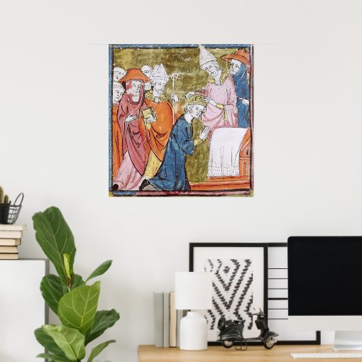 The Coronation of Emperor Charlemagne Poster | Zazzle