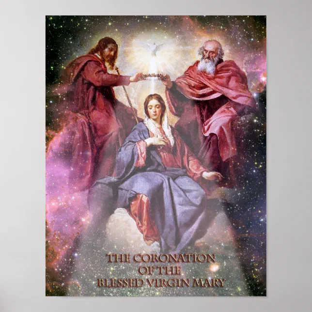 The Coronation of The Blessed Virgin Mary. Poster | Zazzle