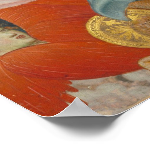 The Coronation of the Virgin with the Trinity Oil Poster | Zazzle