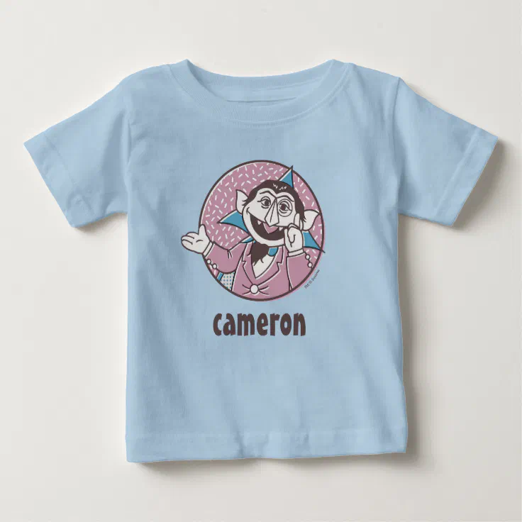 The Count | You Can Always Count On Me Baby T-Shirt | Zazzle