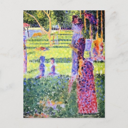 The Couple by Georges Seurat, Vintage Pointillism Postcard | Zazzle.com