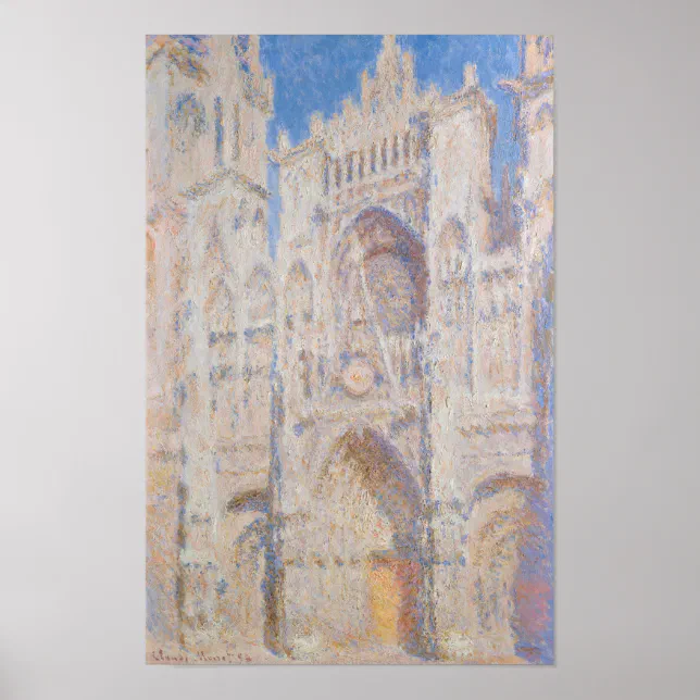 The Cour d'Albane (1892) Claude Monet Fine Art Poster | Zazzle