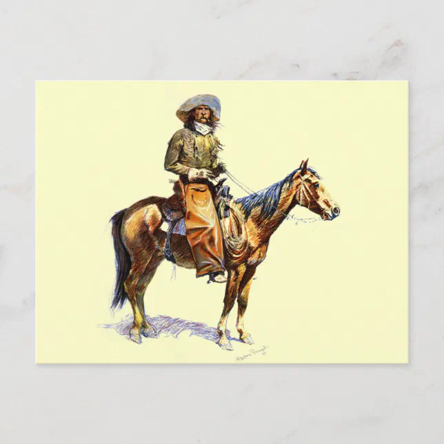 The Cowboy Postcard | Zazzle