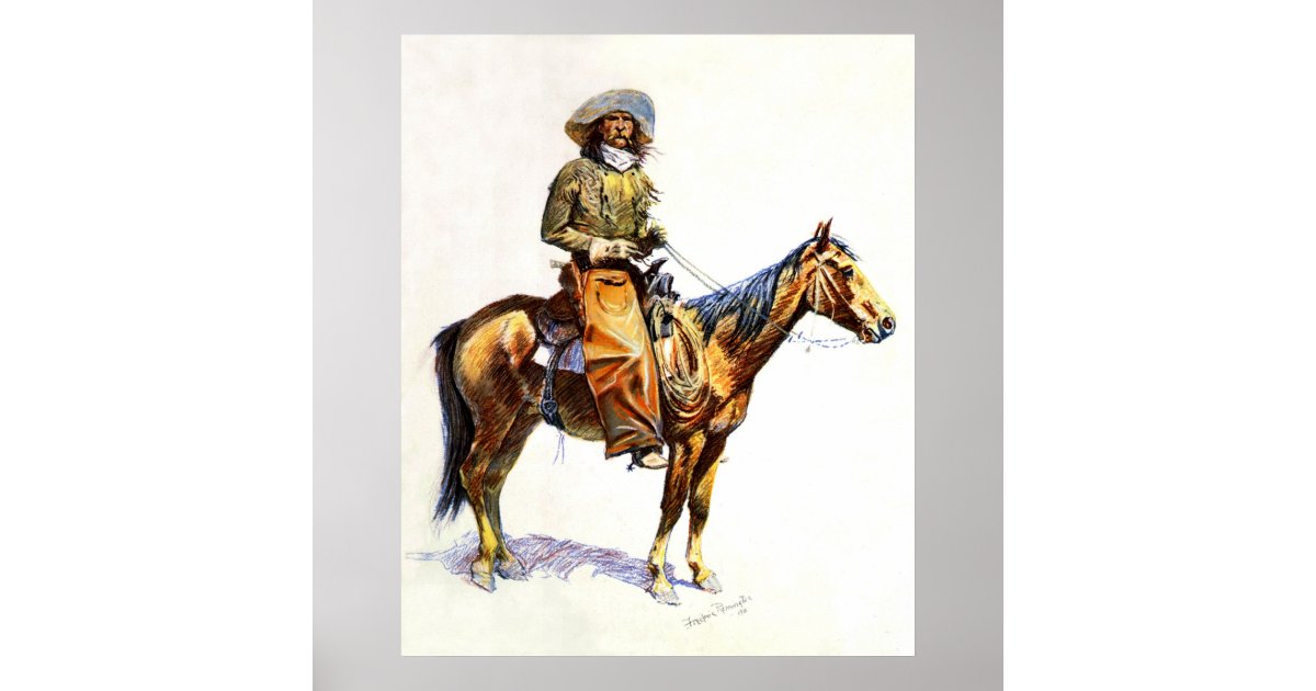 The Cowboy Poster | Zazzle