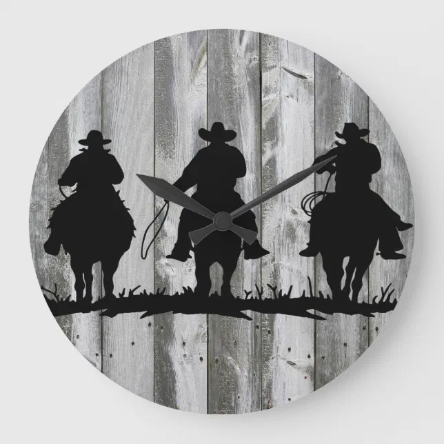 THE COWBOY WAY WALL CLOCK | Zazzle