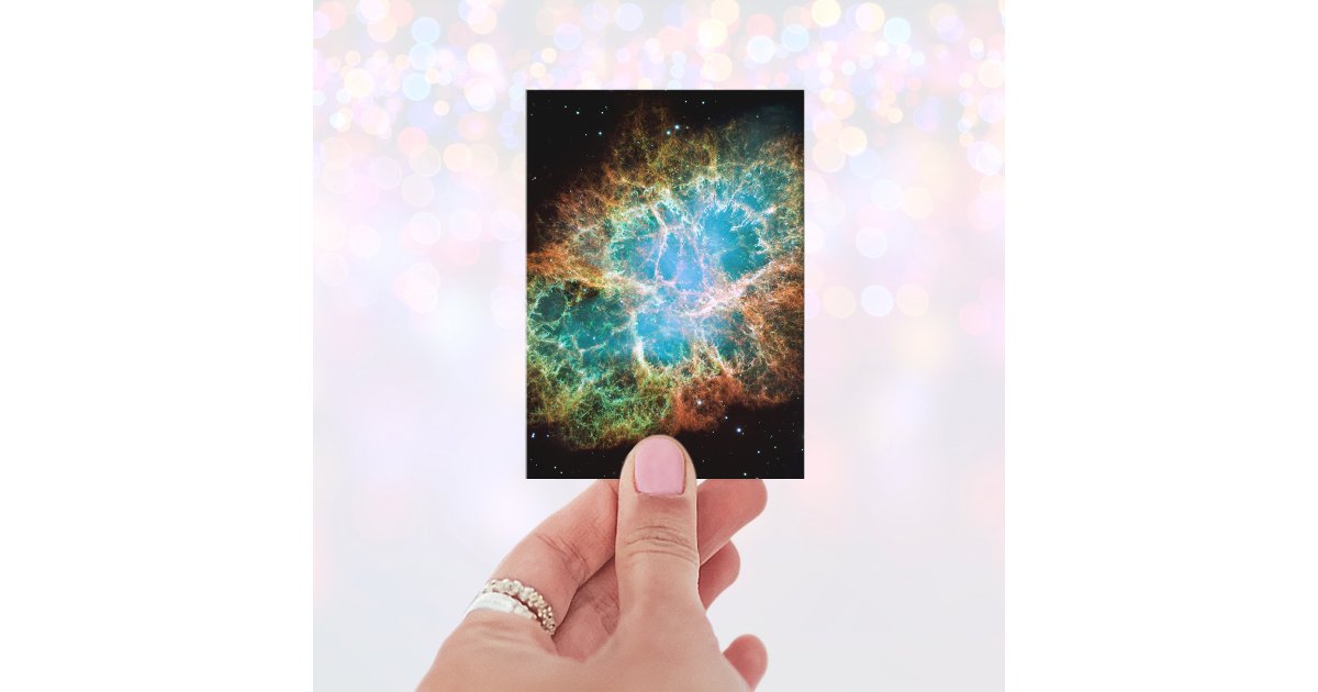 The Crab Nebula Business Card | Zazzle